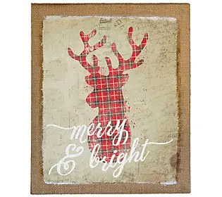 SINCERE SURROUNDINGS Merry & Bright Canvas By