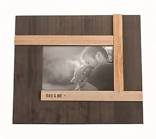 FORESIDE HOME & GARDEN 4' X 6' Declan Dad & Me Photo Frame