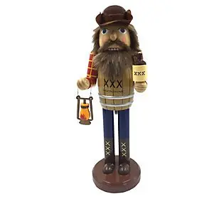 SANTA'S WORKSHOP 14' Moonshiner At Night Nutcracker Santa's W Orkshop