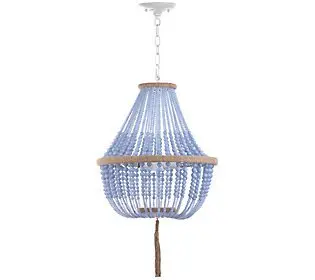 SAFAVIEH Lush Kristi 3-light 16.5'diam Beaded Pendant