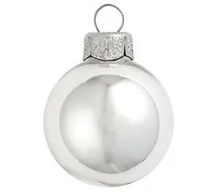 WHITEHURST 40-piece 1.25' Glass Ornament Set, S Hiny Finish