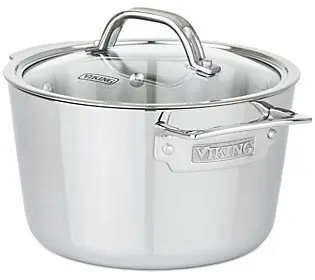VIKING Contemporary 3-ply 3.4-qt Soup Pot, Mirr Or Finish