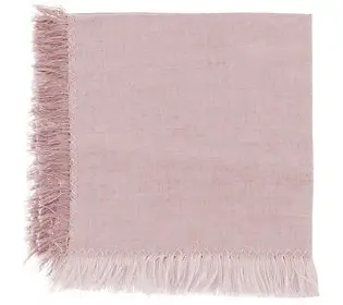 KARMA GIFTS Set Of 4 Fringed Cocktail Napkin