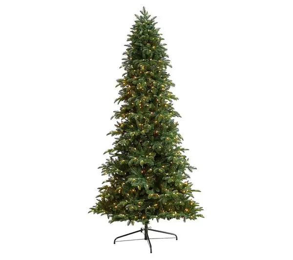 NEARLY NATURAL 9 Ft. South Carolina Fir Tree W/ 50 Led