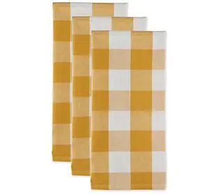 DESIGN IMPORTS Set/3 Buffalo Check Kitchen Towe Ls