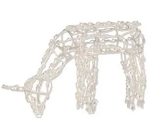 QVC Brite Star 48 In Led Feeding Doe Figurine