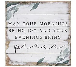 SINCERE SURROUNDINGS Mornings Bring Joy. Pallet Petite Sincere Su Rroundings