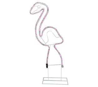 NORTHLIGHT 24' Flamingo Rope Light Silhouette D Ecor