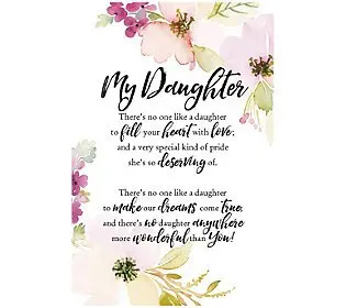 DEXSA COMPANY Daughter Wood Plaque With Easel