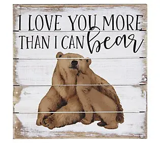 SINCERE SURROUNDINGS Love You More Bear Pallet Petite Sincere Sur Roundings