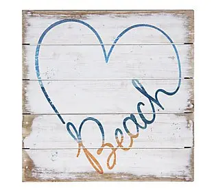 SINCERE SURROUNDINGS Beach Heart Pallet Petite Sincere Surroundin Gs