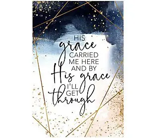 DEXSA COMPANY His Grace Carried Wood Plaque With Easel And Ha Nger
