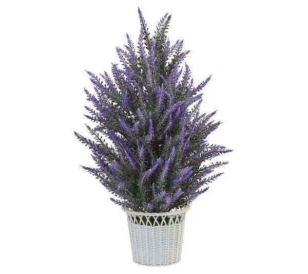 NEARLY NATURAL Lavender In Planter Artificial Plant Nearly Atural