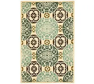 SAFAVIEH Capri Collection Overdye 6' X 9' Wool Nd Viscose Rug