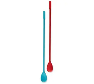 RSVP Set Of Two 10' Silicone Stir Spoons