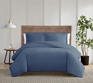 TRULY CALM Silver Cool 3-piece Full/queen Duvet Cover Set