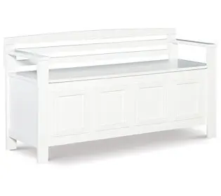 LINON Home Vaughn Storage Bench
