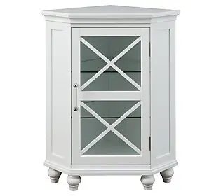 TEAMSON Blue Ridge Corner Floor Cabinet