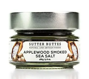 SUTTER BUTTES NATURAL AND ARTISAN FOODS Set Of 3 Applewood Smoked Sea Sal T