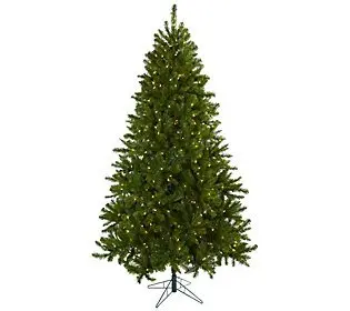 NEARLY NATURAL 7.5' Windermere Pre-lit Christmas Tree Nearl Y Natural