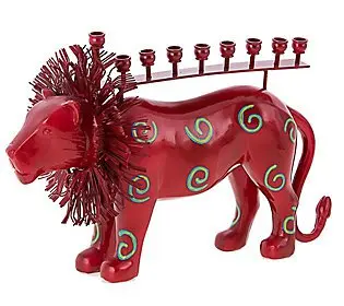COPA JUDAICA Menorah Red Lion