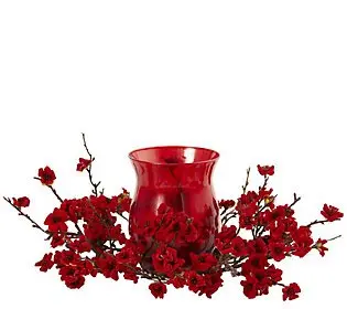 NEARLY NATURAL Plum Blossom Candelabrum By