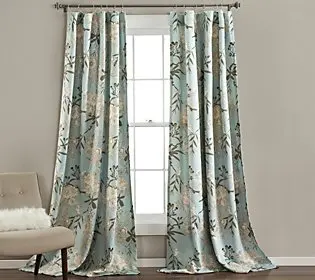 LUSH DECOR Botanical Garden Set Of 2 Room Darkening Panels By