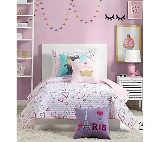 QVC Urban Playground Desiree Twin Quilt Set 2-pie Ce