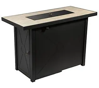 TEAMSON Peaktop Large 42' Gas Fire Pit