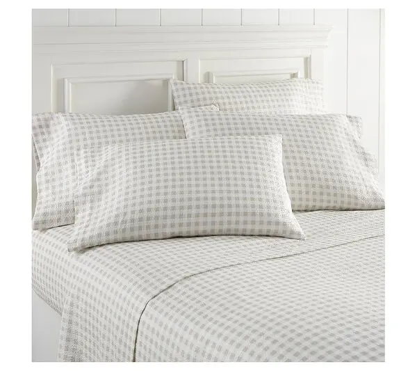 SHAVEL Full Seersucker Sheet Set