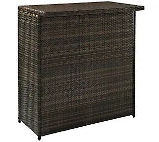 CROSLEY Palm Harbor Outdoor Wicker Bar