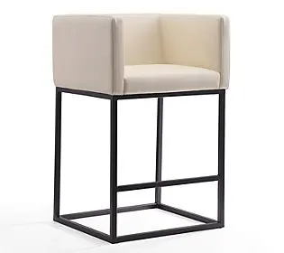 MANHATTAN COMFORT Embassy 34' Metal Counter Height Bar Stool