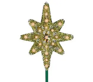 NORTHLIGHT 21' Lighted Star Of Bethlehem Topper Clear Lights