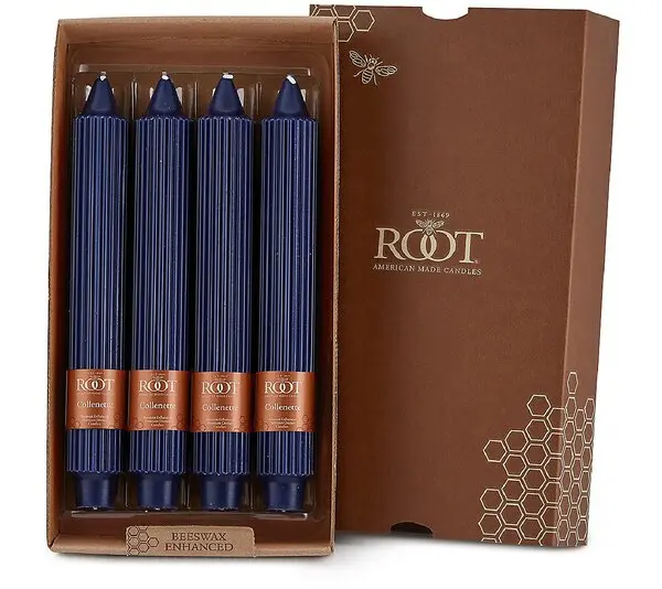 ROOT CANDLES Root 9 In Grecian Collenette Tapers