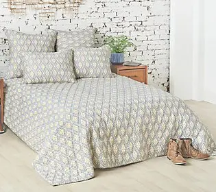 C&F HOME Carol & Frank Liam Ochre King Quilt