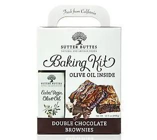 SUTTER BUTTES NATURAL AND ARTISAN FOODS Set Of 2 Double Chocolate Browni Baking Kit