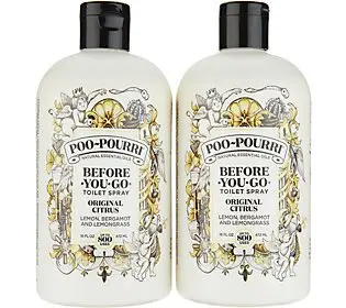 POO-POURRI Set Of 16oz. Bathroom Deodorizer Refill Bottles