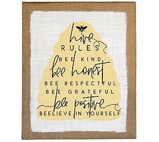 SINCERE SURROUNDINGS Hive Rules Canvas By