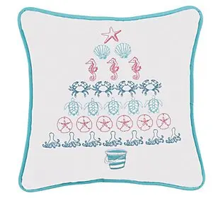 VALERIE PARR HILL 10' X 10' Coastal Tree Throw Pillow Valerie