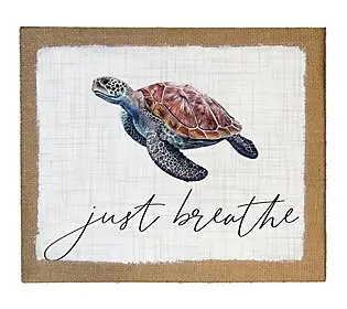 SINCERE SURROUNDINGS Just Breathe Canvas By