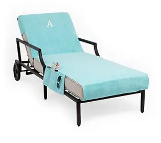 LINUM HOME TEXTILES Linum Home Personalized Std Loungecover W/pockets