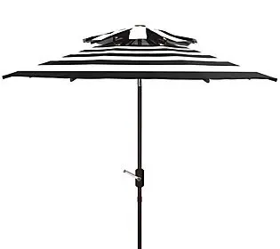 SAFAVIEH Iris Fashion Line 9' Double Top Umbrella Saf Avieh