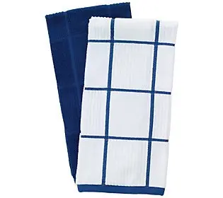 T-FAL 2-pack Solid And Check Parquet Kitchen To Wels