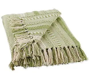DESIGN IMPORTS Braided Stripe Thow