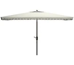 SAFAVIEH Elegant Valance 6.5' X 10' Rectangle Umbrella B Y - One-color