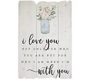 SINCERE SURROUNDINGS I Love You, Mason Jar Wall Art Sincere Surro ...