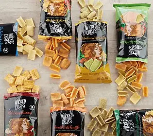 WICKED CRISPS Wicked Crisp 4 Oz. Bags Flavored Baked Chip Sampler