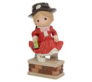 PRECIOUS MOMENTS Disney's 'i'm Over The Rooftops For You' Mary P Ppins Figurine