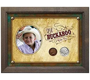 AMERICAN COIN TREASURES Lil' Buckaroo Coin Set 5' X 7' Frame
