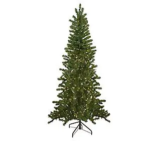 NORTHLIGHT 7.5' Canadian Pine Christmas Wall Tr E-clear Lights